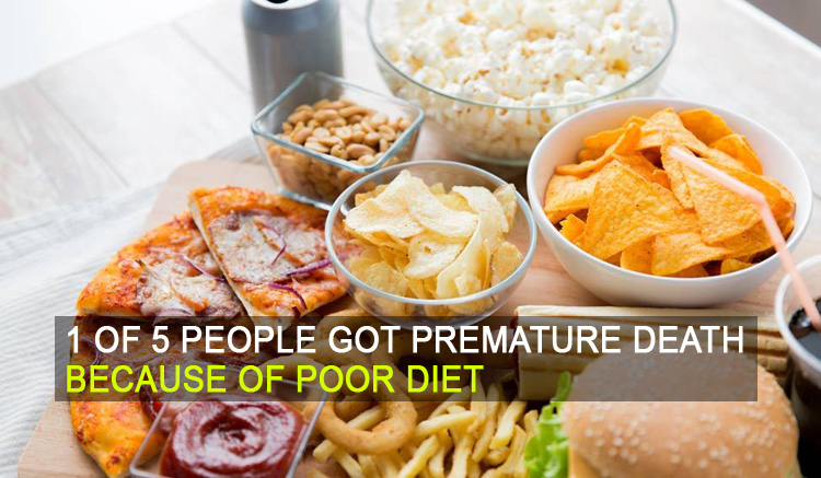 1 Of 5 People Got Premature Death Because Of Poor Diet | Who Sick
